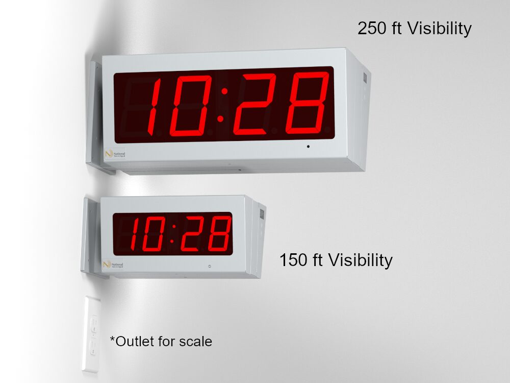 TimeCast™ Wired Digital Clocks | National Time & Signal